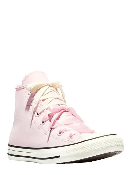 CONVERSE Gender Inclusive Chuck Taylor All Star Peached High Top Sneaker - Decade Pink/egret/black