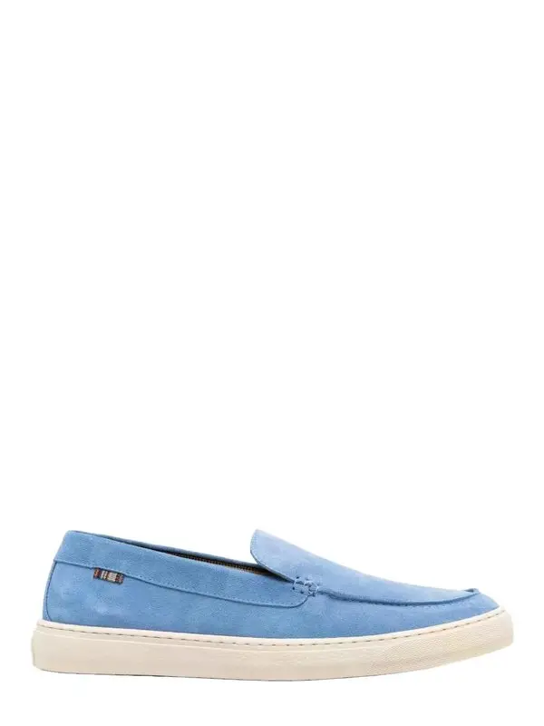 Paul Smith Suede Apron-toe Loafers - Blue