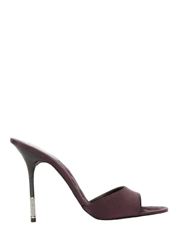 Gucci Logo-detail Stiletto Pumps - Purple