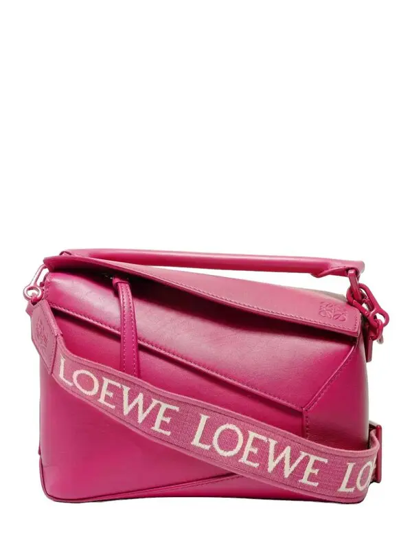 Loewe 2010-2020s Puzzle Edge Leather Handbag - Pink