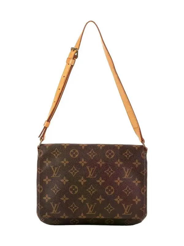 LOUIS VUITTON Musette Tango Shoulder Bag - Brown