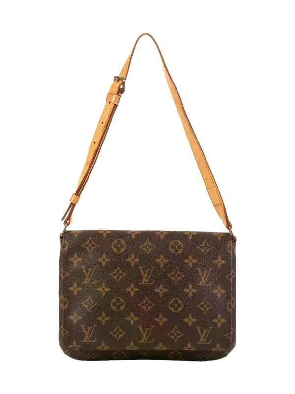 LOUIS VUITTON Musette Tango Shoulder Bag - Brown
