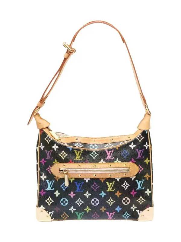 LOUIS VUITTON 1990s Print Shoulder Bag - Black