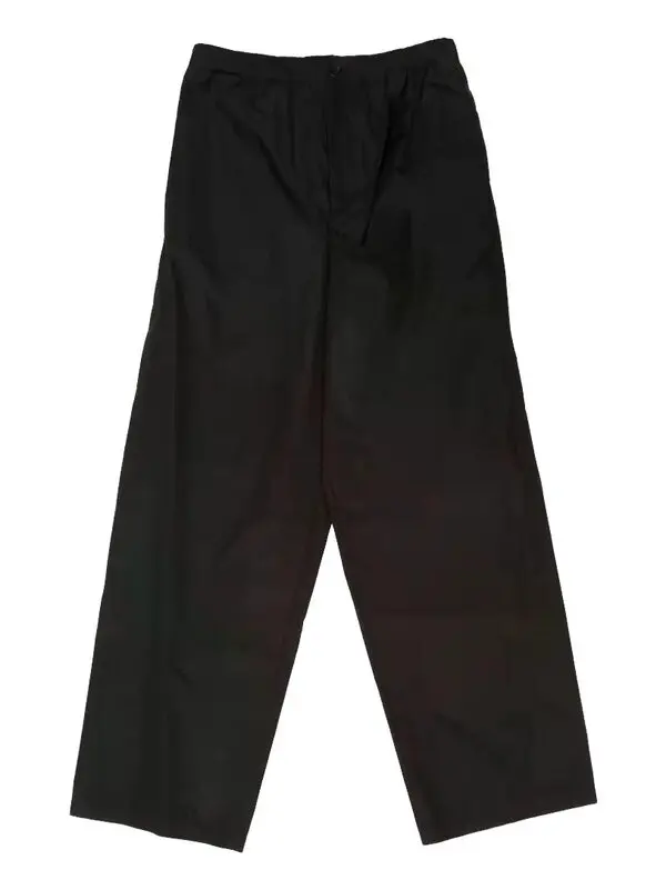 JIL SANDER Elasticated-waistband Trousers - Black