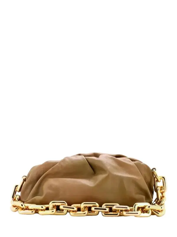 Bottega Veneta The Chain Pouch Leather Shoulder Bag - Brown
