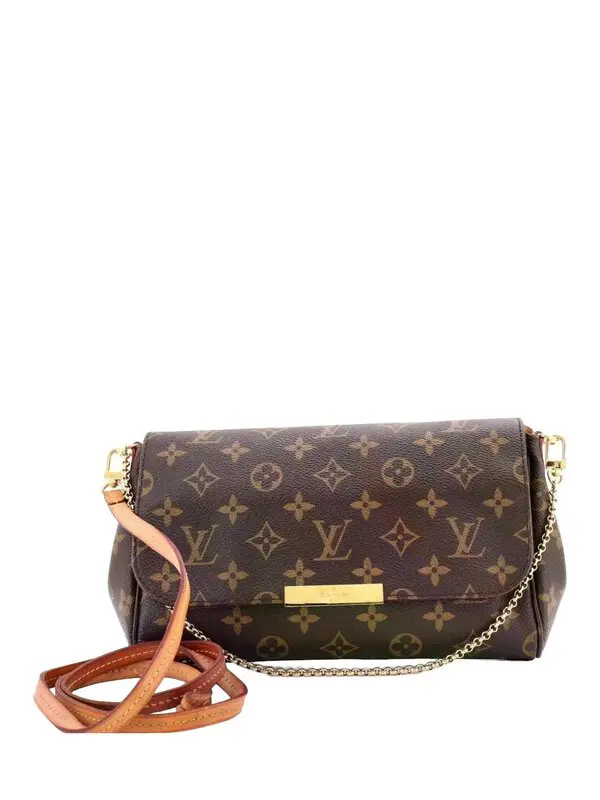 LOUIS VUITTON Favorite Handbag Monogram Canvas Mm - Brown