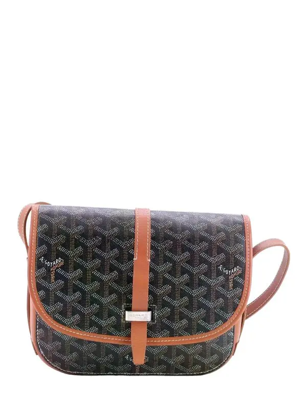 Goyard Belvedere Ii Messenger Bag Coated Canvas Pm - Brown