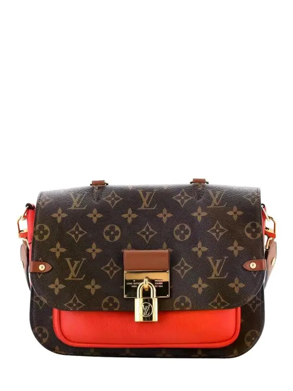 LOUIS VUITTON Vaugirard Handbag Monogram Canvas Satchel - Brown