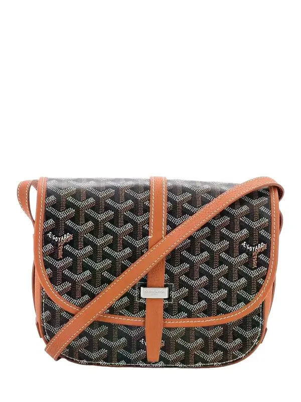 Goyard Belvedere Ii Messenger Bag Coated Canvas Pm - Brown
