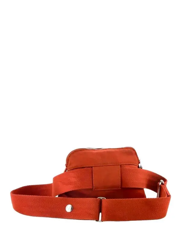 Hermès Bolide Ceinture Balle De Golf Toile And Leather Gm Belt Bag - Orange