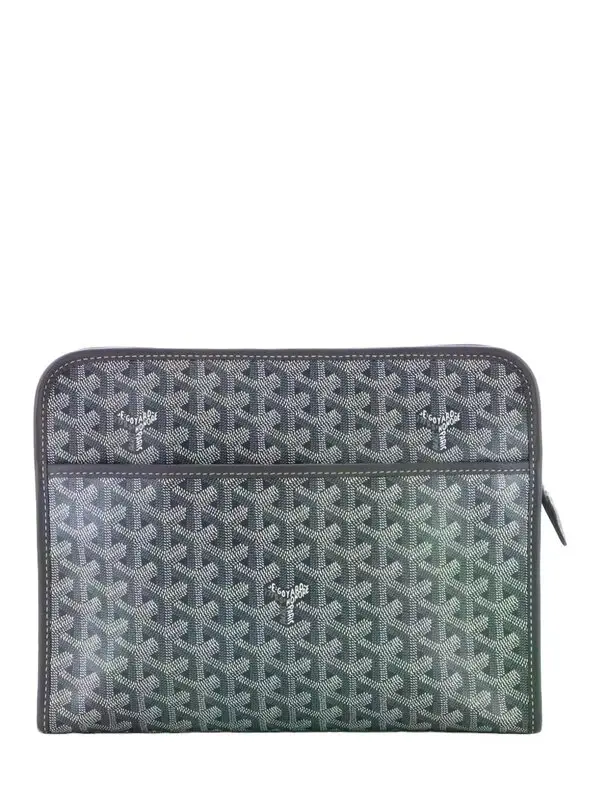 Goyard Jouvence Toiletry Pouch Coated Canvas Mm - Grey