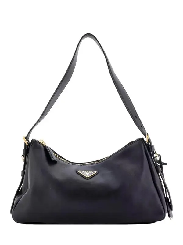 Prada Aimee Medium Hobo Bag - Black