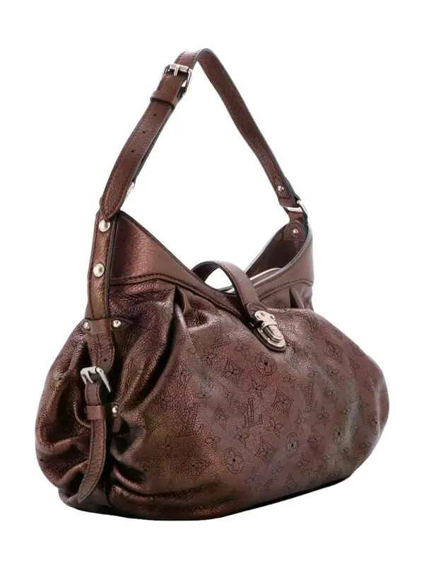 LOUIS VUITTON Mahina Leather Hobo Bag - Brown