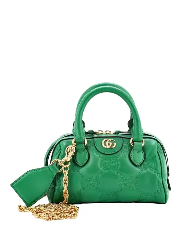 Gucci Ophidia Convertible Boston Top Handle Bag - Green