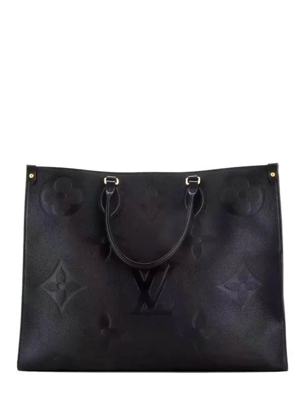 LOUIS VUITTON Onthego Gm Tote Bag Monogram Empreinte - Black