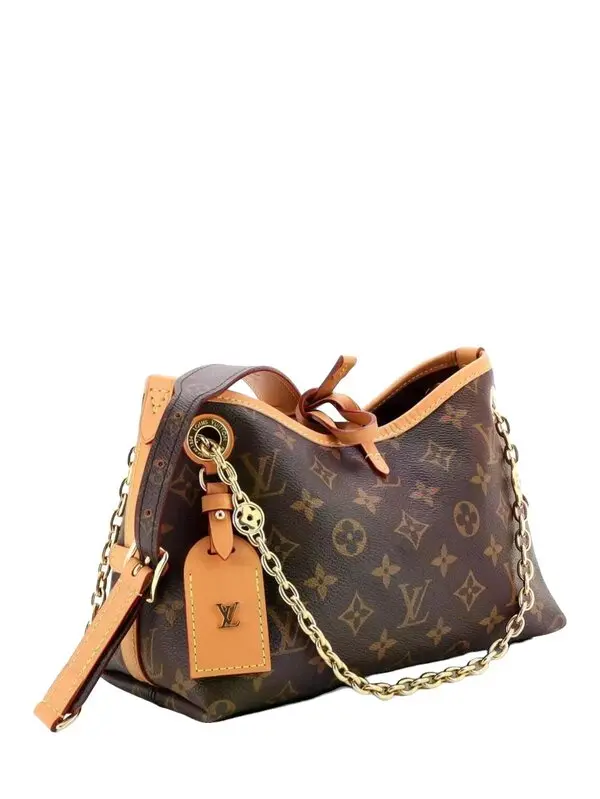LOUIS VUITTON Carryall Monogram Canvas Bb Hobo Bag - Brown