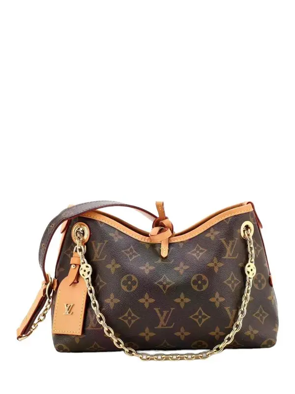 LOUIS VUITTON Carryall Monogram Canvas Bb Hobo Bag - Brown