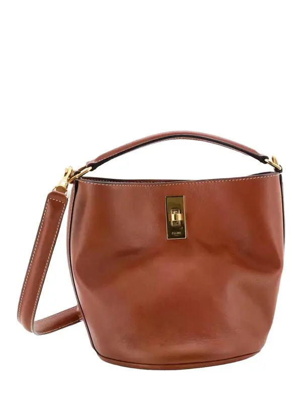 Celine 16 Leather Teen Bucket Bag - Brown