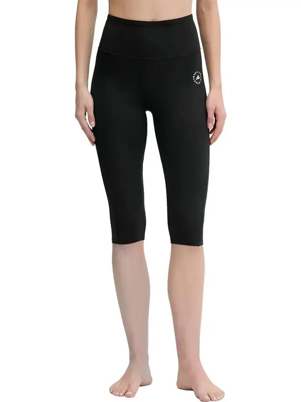 Adidas By Stella McCartney Logo-print Leggings - Black
