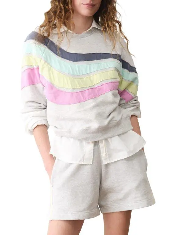 Marine Layer Cloud 9 French Terry Sweatshirt - Heather Grey