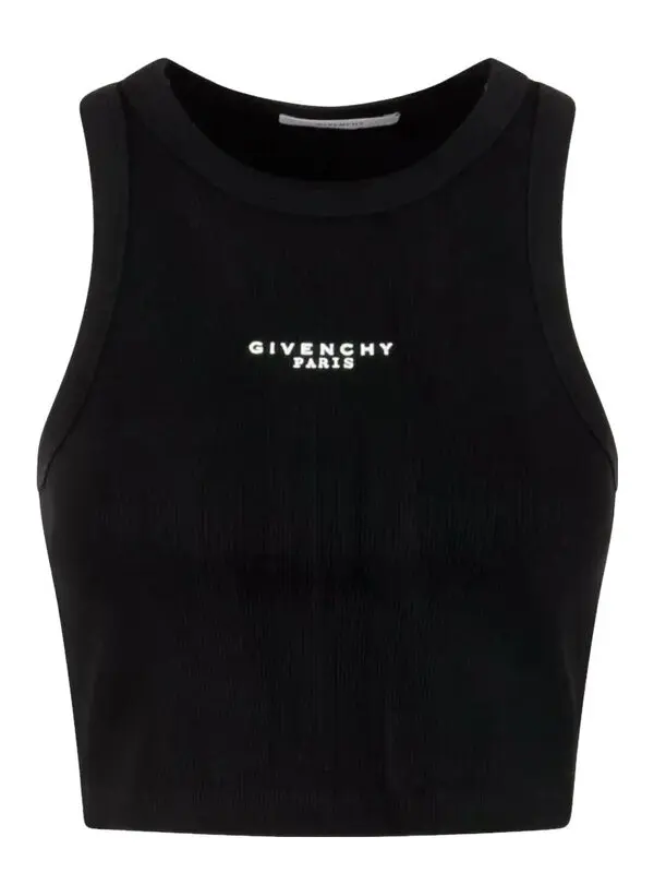 Givenchy Racerback Crop Top - Black