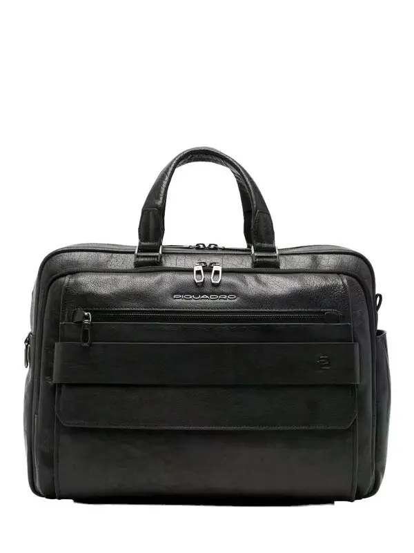 PIQUADRO Zip Briefcase - Black