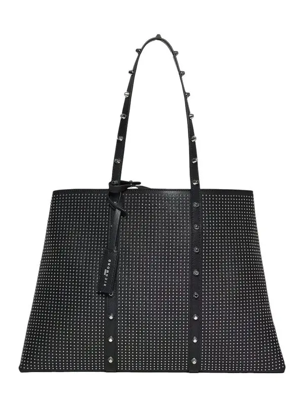 John Richmond Studded-detail Shoulder Bag - Black