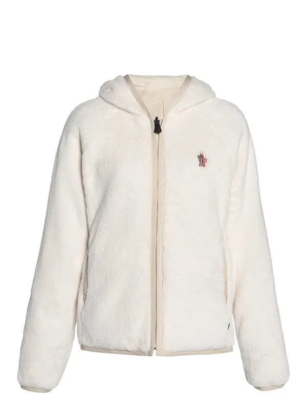 Moncler Polartec® Zip-up Hooded Jacket - White