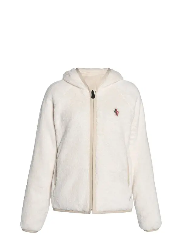Moncler Polartec® Zip-up Hooded Jacket - White