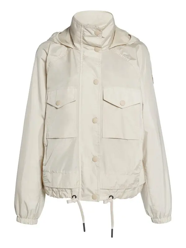 Moncler Nor Tech-nylon Jacket - Ivory