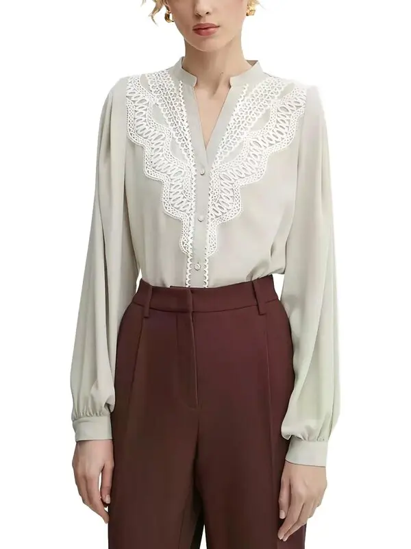 BRUUNS BAZAAR Camilla Abenas Blouse - Neutrals