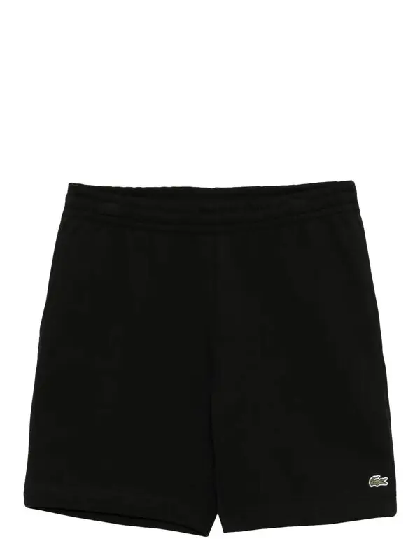 Lacoste Regular Fit Fleece Shorts - Black