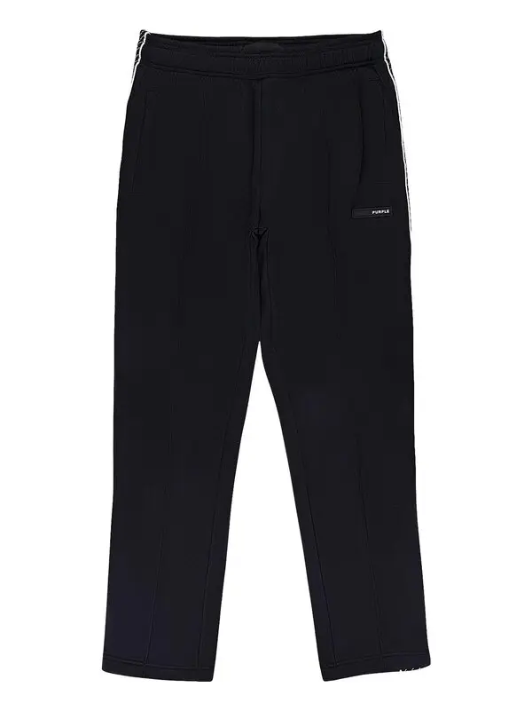 PURPLE BRAND Poly Tricot Track Pant - Black