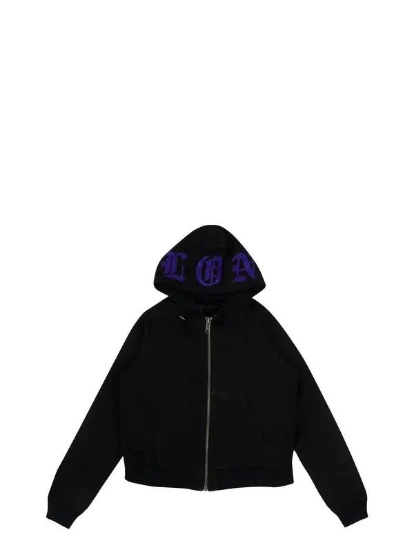 VLONE Canvas Zip-up Hoodie - Black