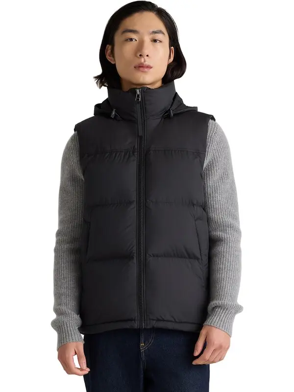 Quince Responsible Down Puffer Vest - Black