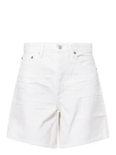 AGOLDE Dame Wide-leg Denim Shorts - Fortune Cookie (natural)
