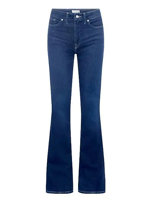Good American Dolly's Joleans Good Legs Mid-rise Flare Stretch-denim Jeans - Indigo1193