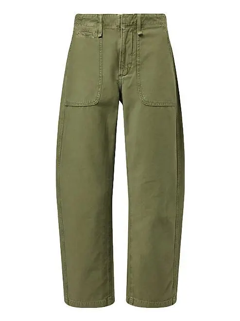 Citizens Of Humanity Winslow Utility Straight-leg Cotton Trousers - Surplus (med Dk Green)