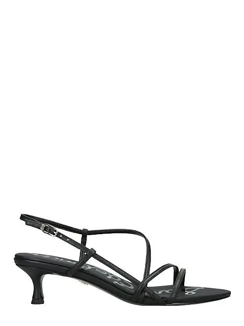 Sam Edelman Cora Leather Heeled Sandals - Black
