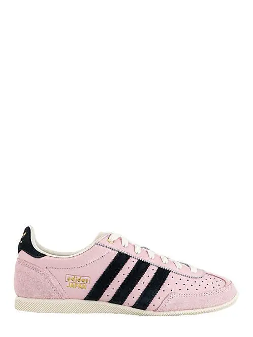 Adidas Japan Decon Leather Trainers - Sandy Pink Black Gold Me