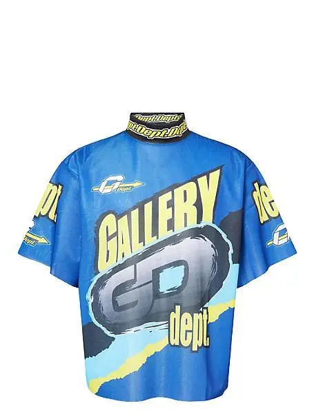 GALLERY DEPT. Freestyle Graphic-print Jersey Top - Blue