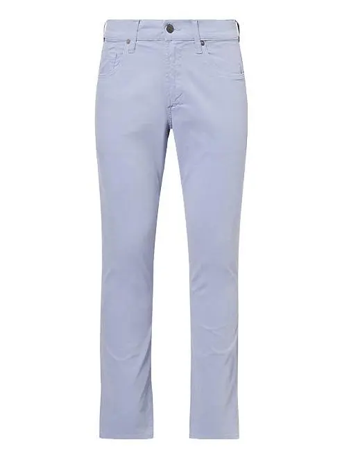 Citizens Of Humanity Gage Cashmere-touch Cotton Trousers - Glacier (bleach Indigo)
