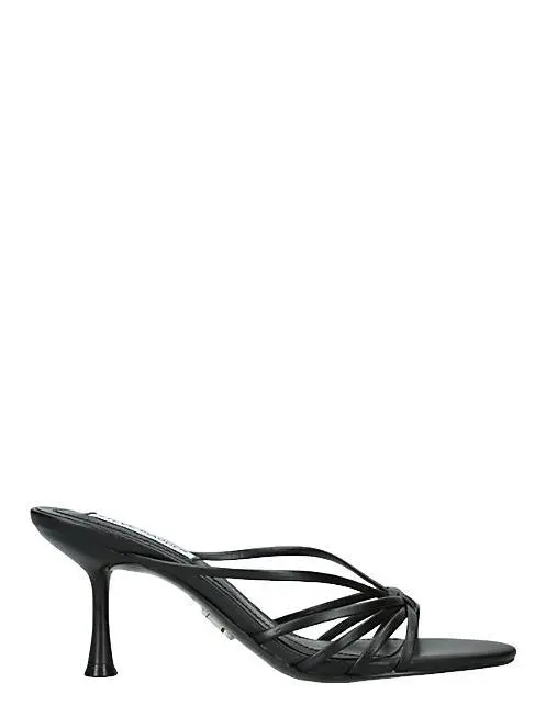 Steve Madden Edna Leather Heeled Sandals - Black
