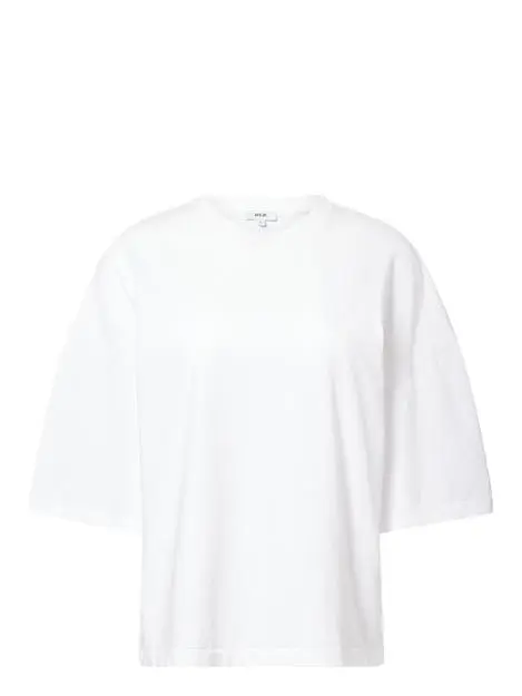 AGOLDE Ellery Cinched Cotton T-shirt - White