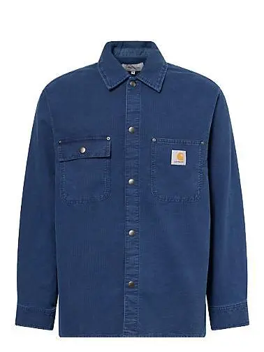 Carhartt Work In Progress Parrish Cord Cotton Overshirt - Blue