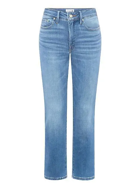 Good American Dolly's Jolean Straight-leg Mid-rise Jeans - Indigo1194