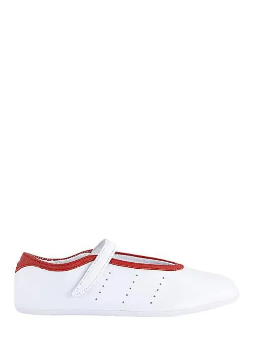 Adidas Stan Smith Leather Ballet Flats - Ftwr White Ftwr White Ft