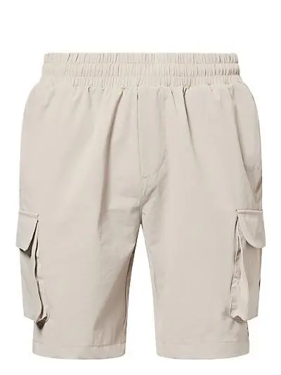 ARNE Utility Cargo Stretch-woven Shorts - Stone