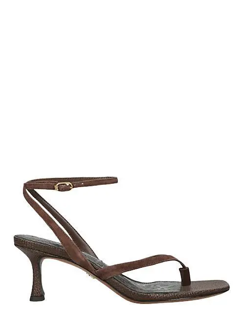 Sam Edelman Pax Suede Heeled Sandals - Brown