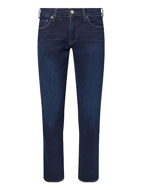 Citizens Of Humanity London Tapered-leg Denim Jeans - Dark Tint (md/dk Indigo)